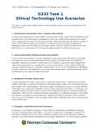 D333 - Ethics in Technology - Studocu