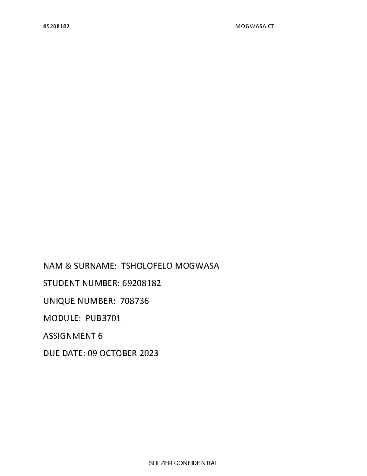 PUB Assignment 6: Impact of Load Shedding on Cape Town Hotel Staff ...