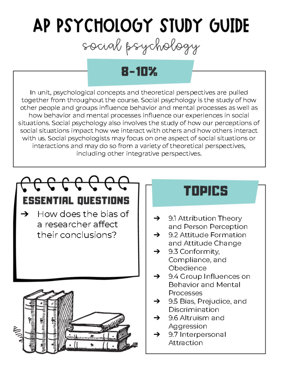 Unit 9 Social Psychology study guide - How does the bias of a ...