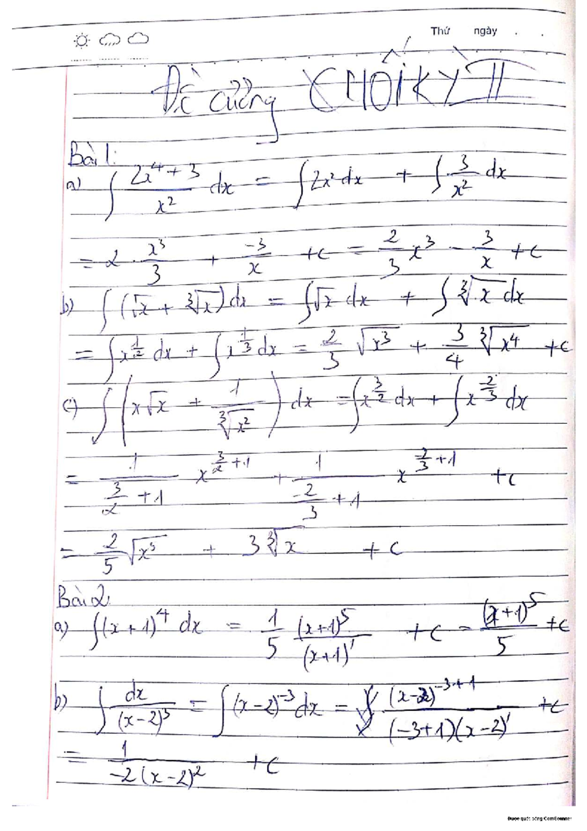 Calculus II (MATH 202) Final Exam Notes and Solutions - Studocu