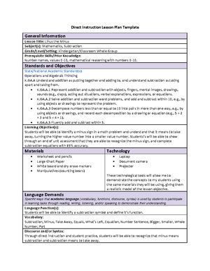 DGM2 Task 1 Differentiating Instruction - DGM2 Task 1: Differentiating Instruction A. Video 3 ...