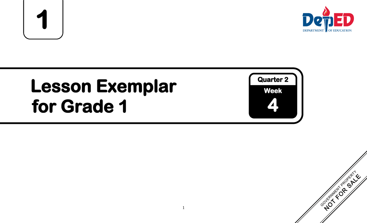 LE Q2 W4 Language - Detailed Lesson Plan for Grade 1 - Studocu