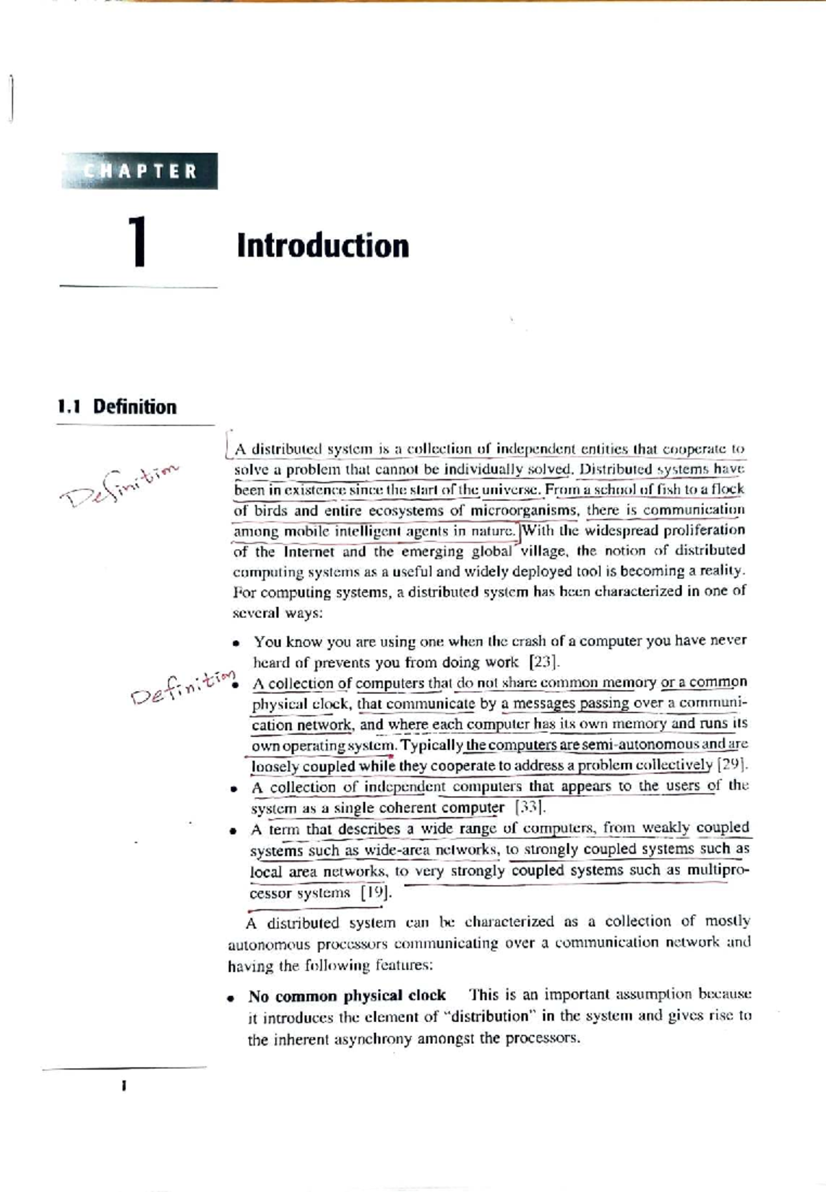 T CHAPTER 1: Introduction to Distributed Systems and Their ...