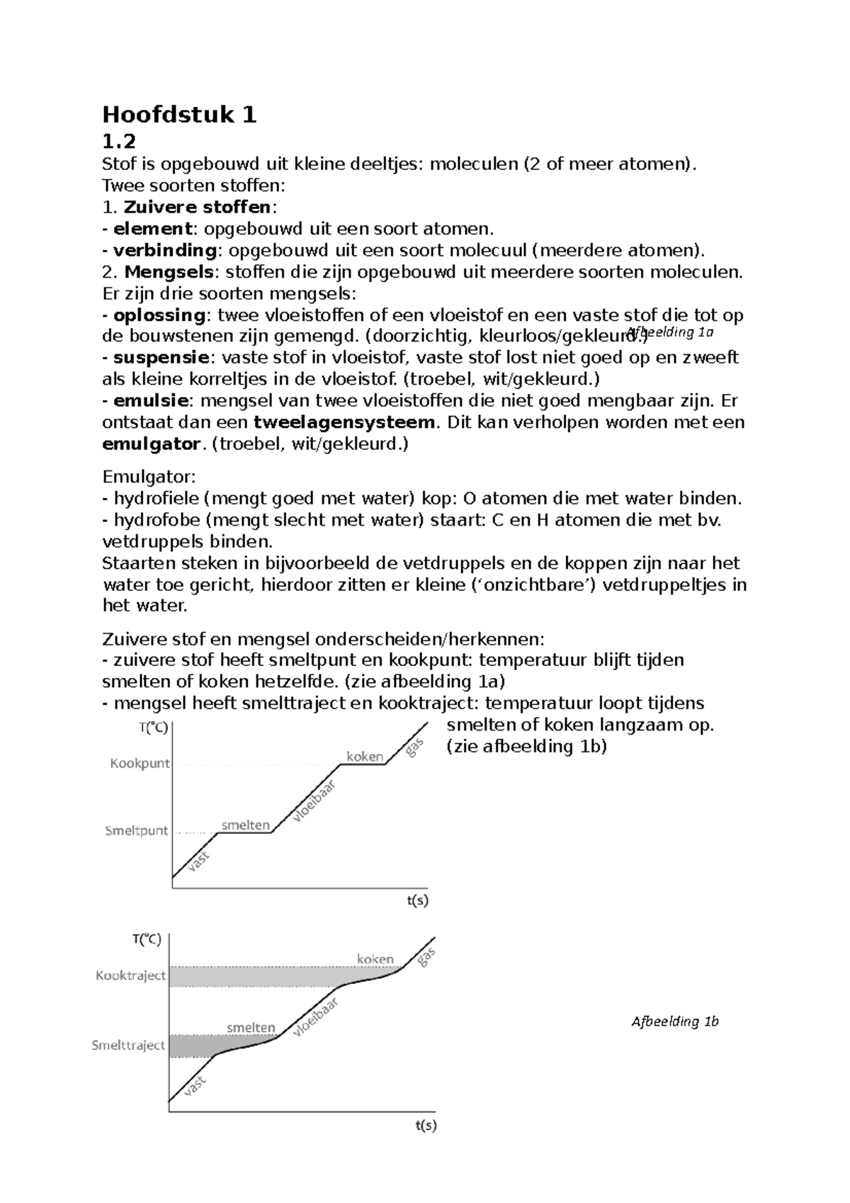 Samenvatting Scheikunde H1 t/m H5: Basisconcepten en ...