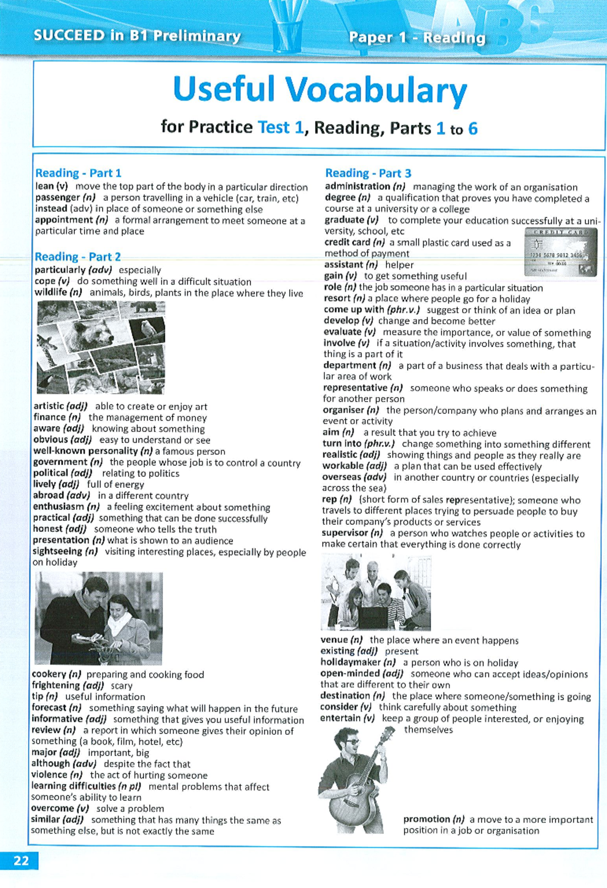 Reading Test 1 - AV4: Vocabulary and Comprehension Practice - Studocu