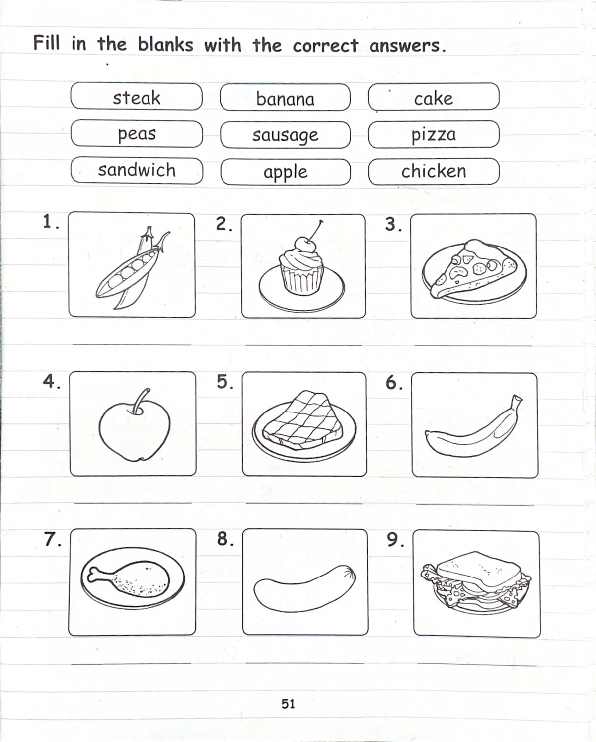 English Vocabulary Practice: Fill in the Blanks Exercise - Studocu