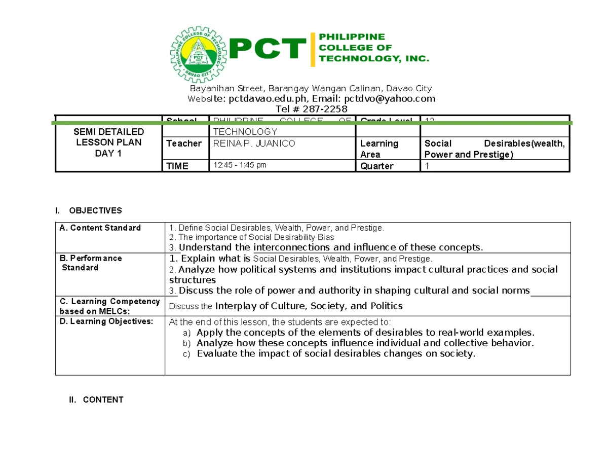 Filipino-TOS - Table of Specifications in Filipino. - Bayanihan Street ...