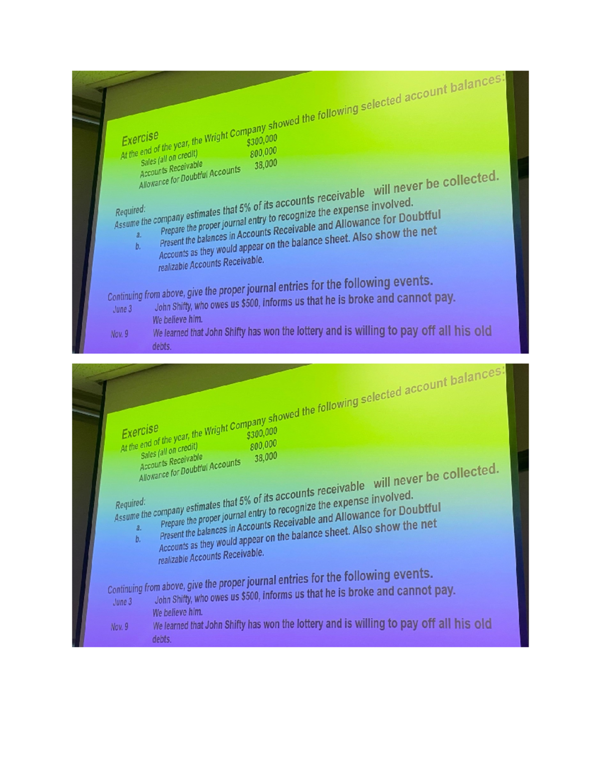 Chapter 9 Practice Questions for Lecture on Accounts Receivable - Studocu