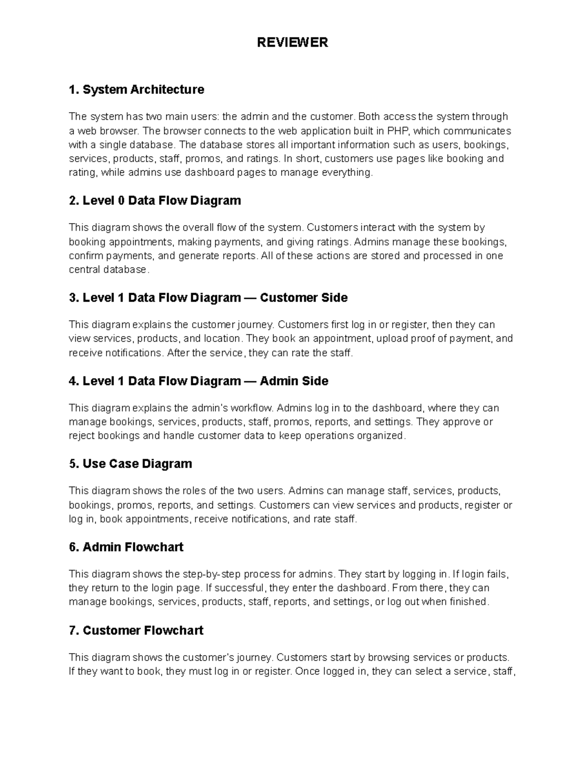System Architecture & Diagrams Review for Course Code: REVI 1 - Studocu