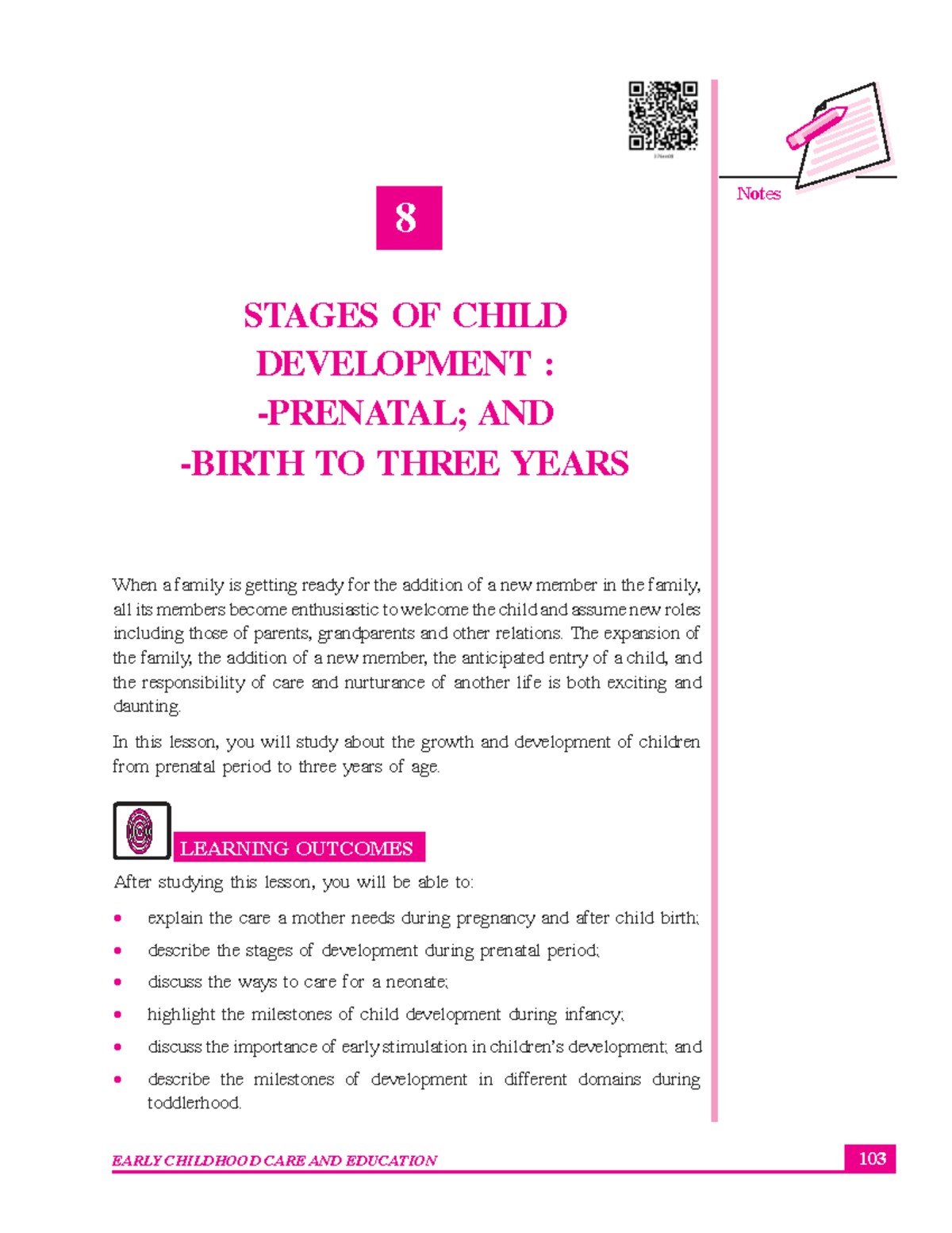 Stages of Child Development: From Prenatal to Age Three (Course 8 ...