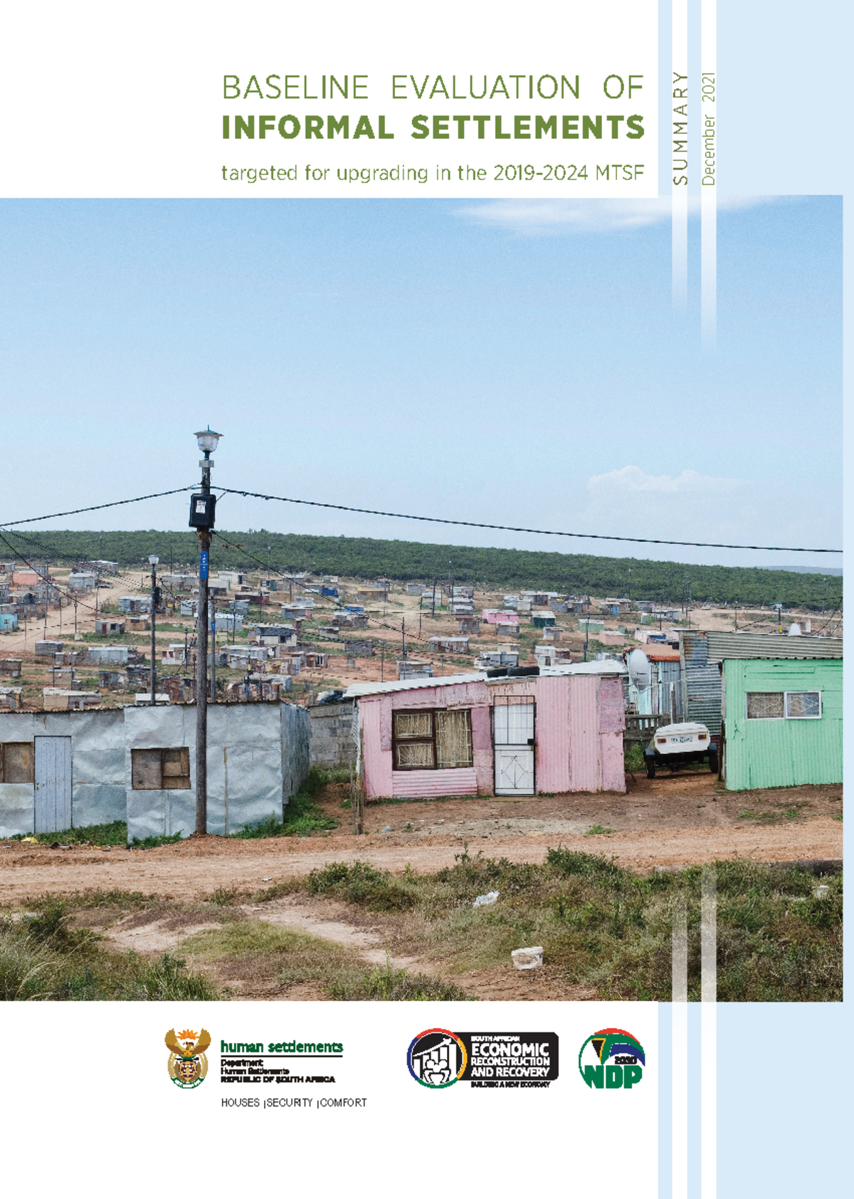 12-2021 Baseline Evaluation of Informal Settlements Upgrade Summary ...
