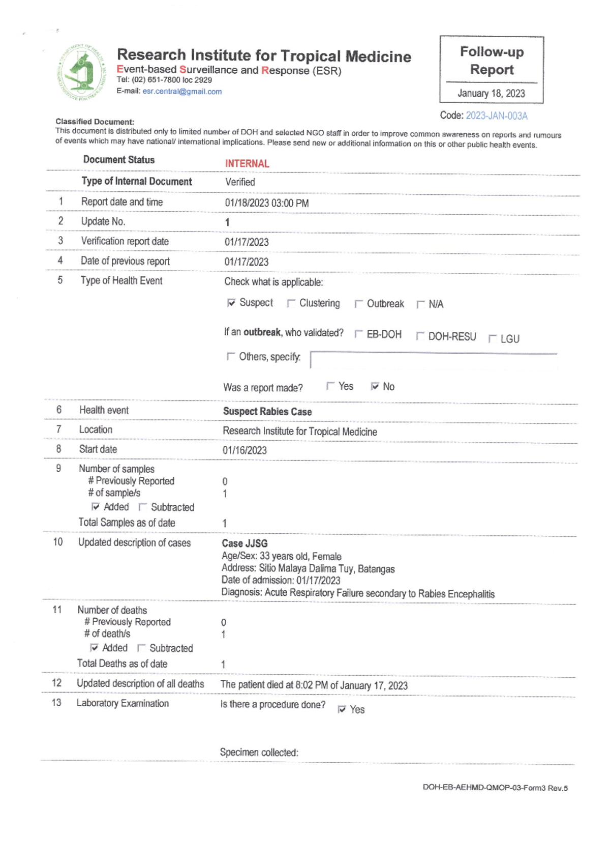 Tuy.DEPARTMENT OF HEALTH PRIMARY CARE WORKERS’ CERTIFICATION PROGRAM ...