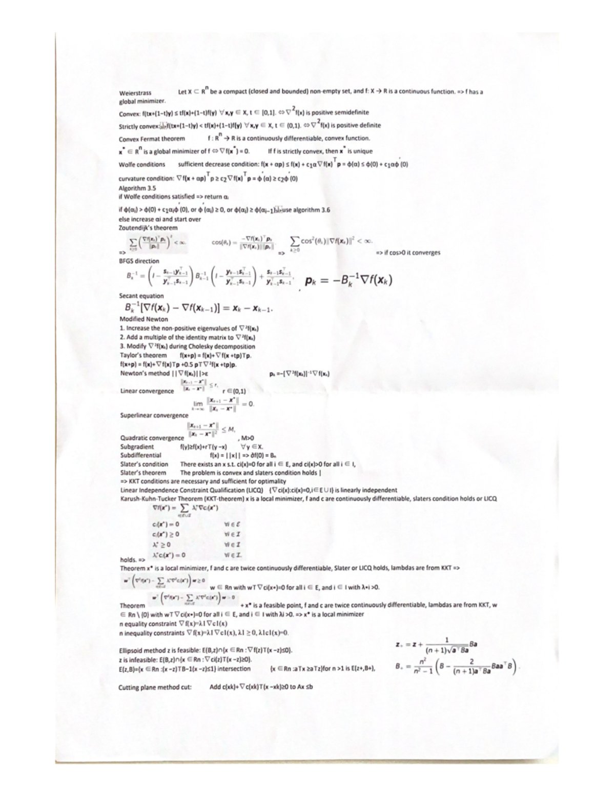 NLO Cheat Sheet for Quick Reference and Study Guide - Studeersnel