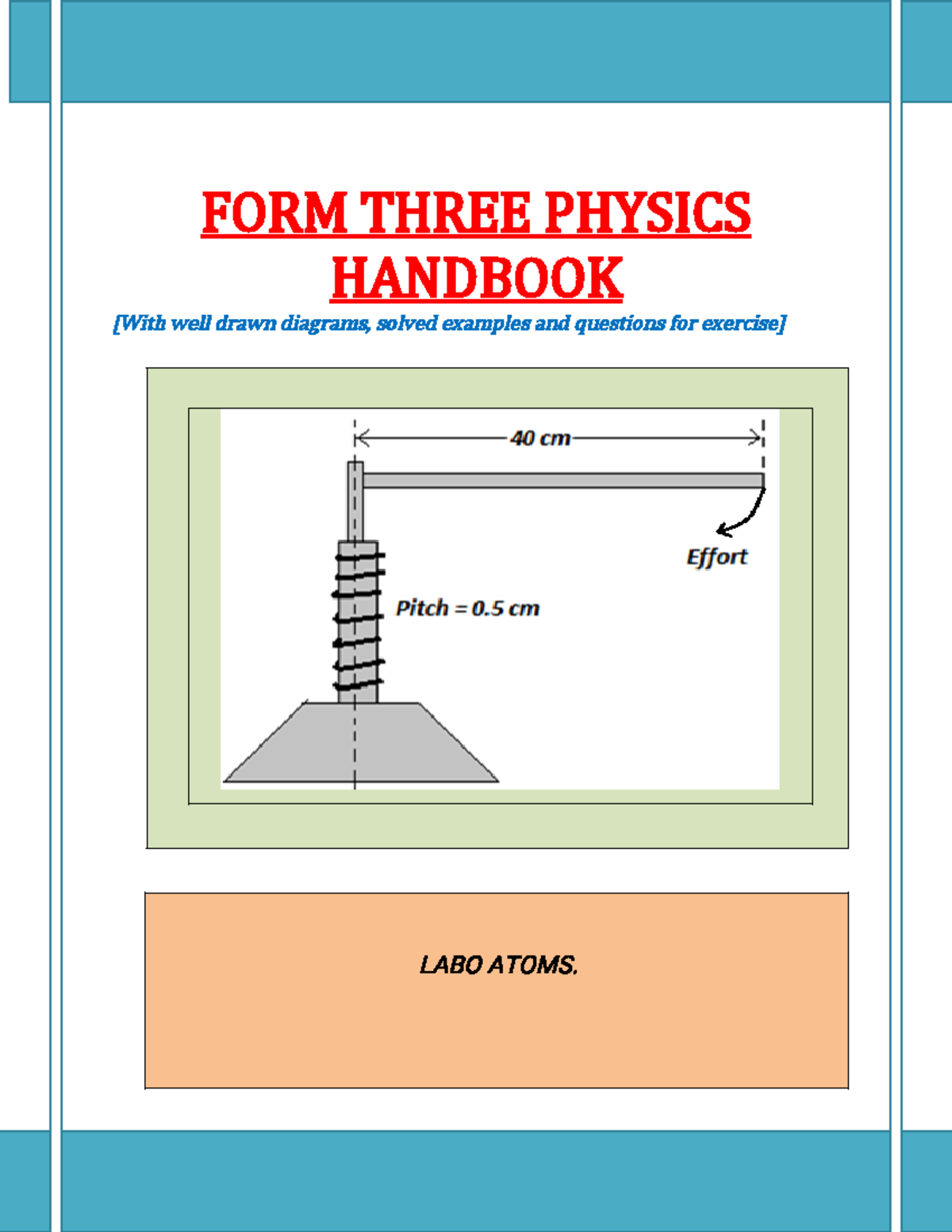 Latest FORM 3 Physics Notes-3 - FORM THREE PHYSICS HANDBOOK ...