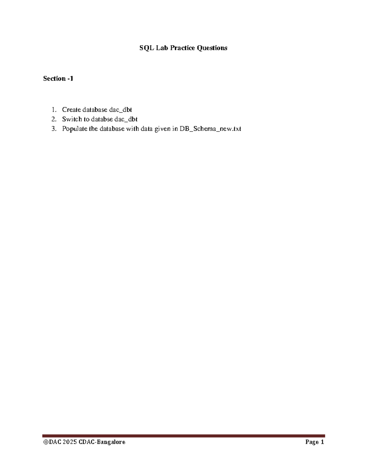 SQL Lab Practice Questions: Employee Database Queries (DB_DBT) - Studocu