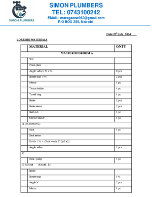 [Solved] Interpretation of drawings in plumbing notes and examples ...