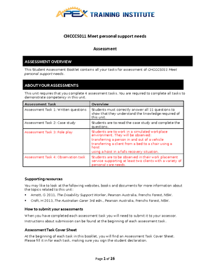 [Solved] In your own words explain what the pathogens are and outline the - aged carecourse ...