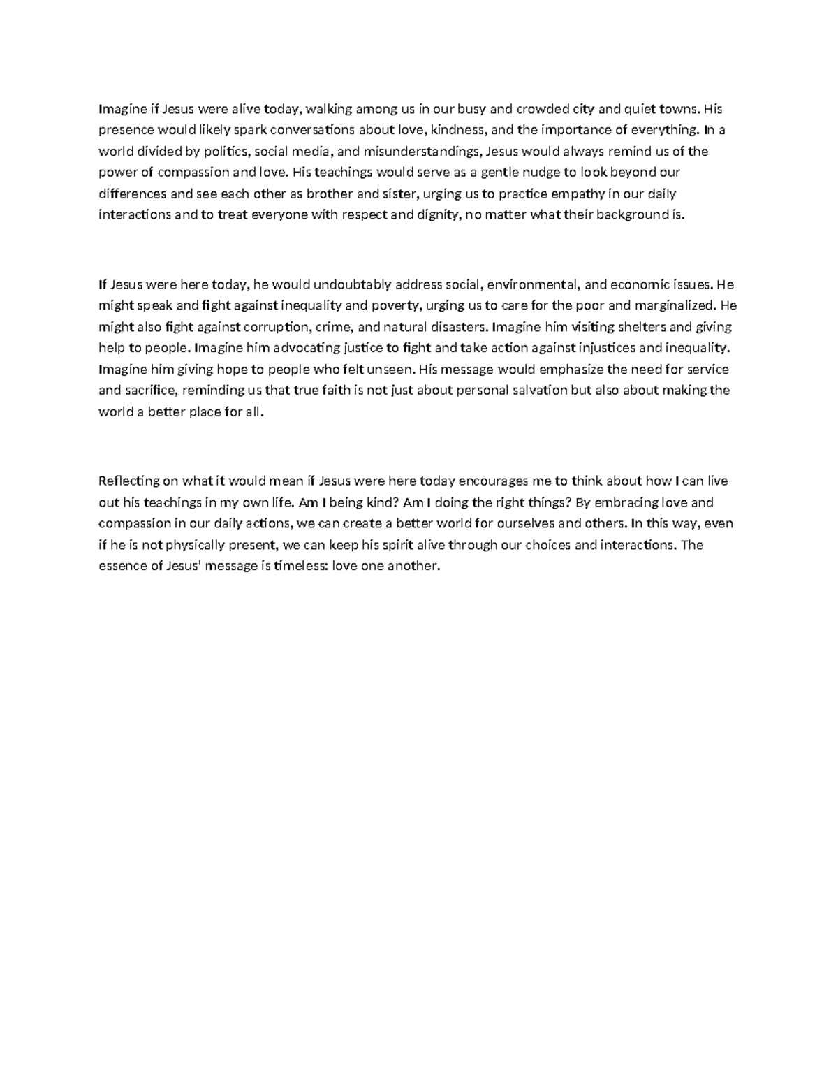 Clved PETA 1 Q2 Steff - The Timeless Message of Love and Compassion ...