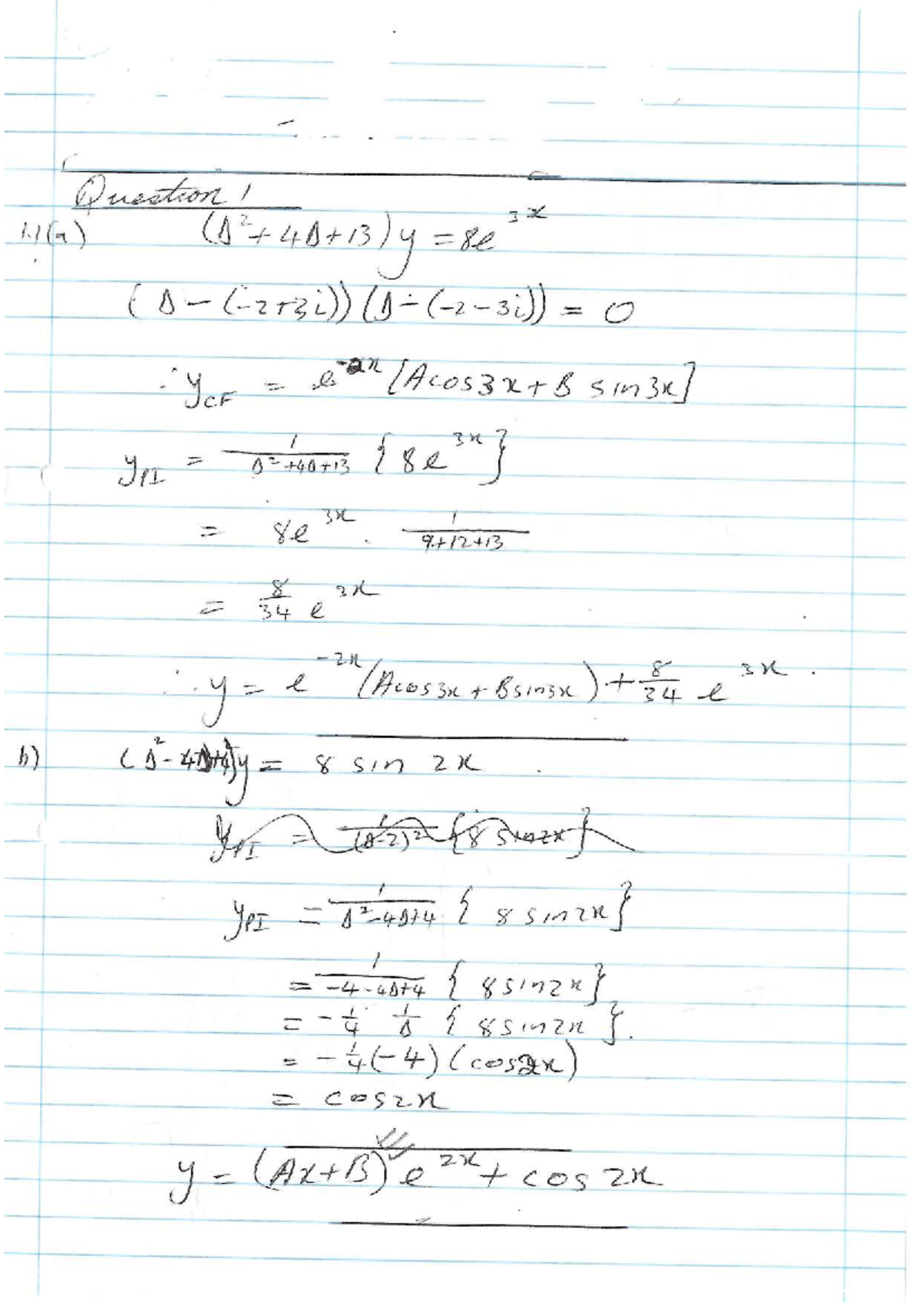 Solutions to Exercises: Laplace Transform and DES (Course Code) - Studocu