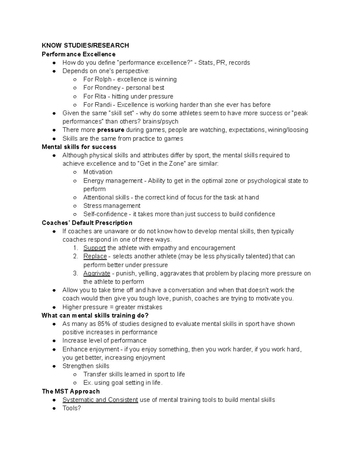 Sports Psychology: Effective Goal Setting & Mental Skills Training (SP ...