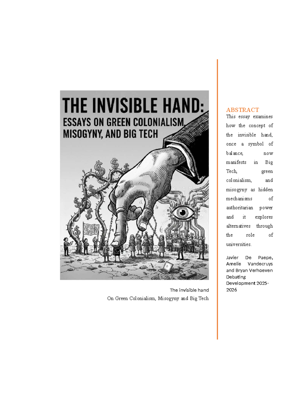 Debating Development: The Invisible Hand of Authoritarianism in Tech ...