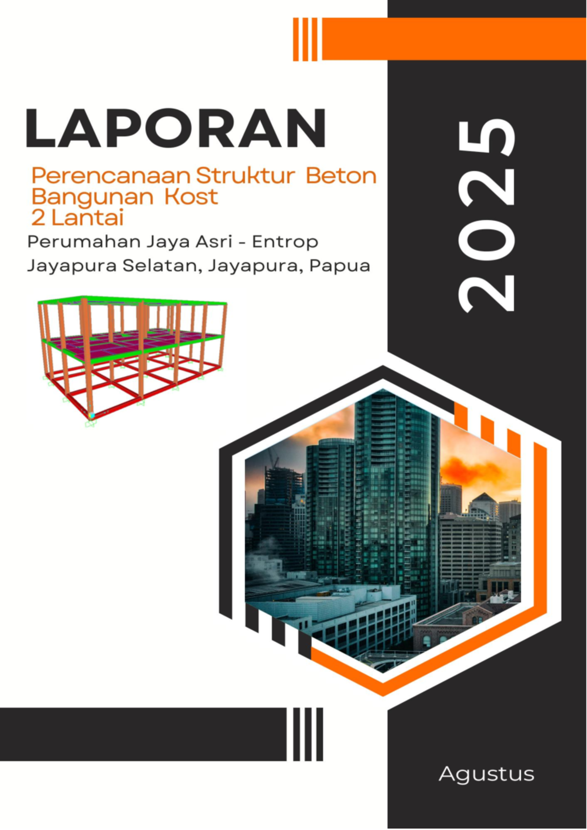 Laporan Struktur Rumah Kost 2 Lantai (SKR 101) - Studocu