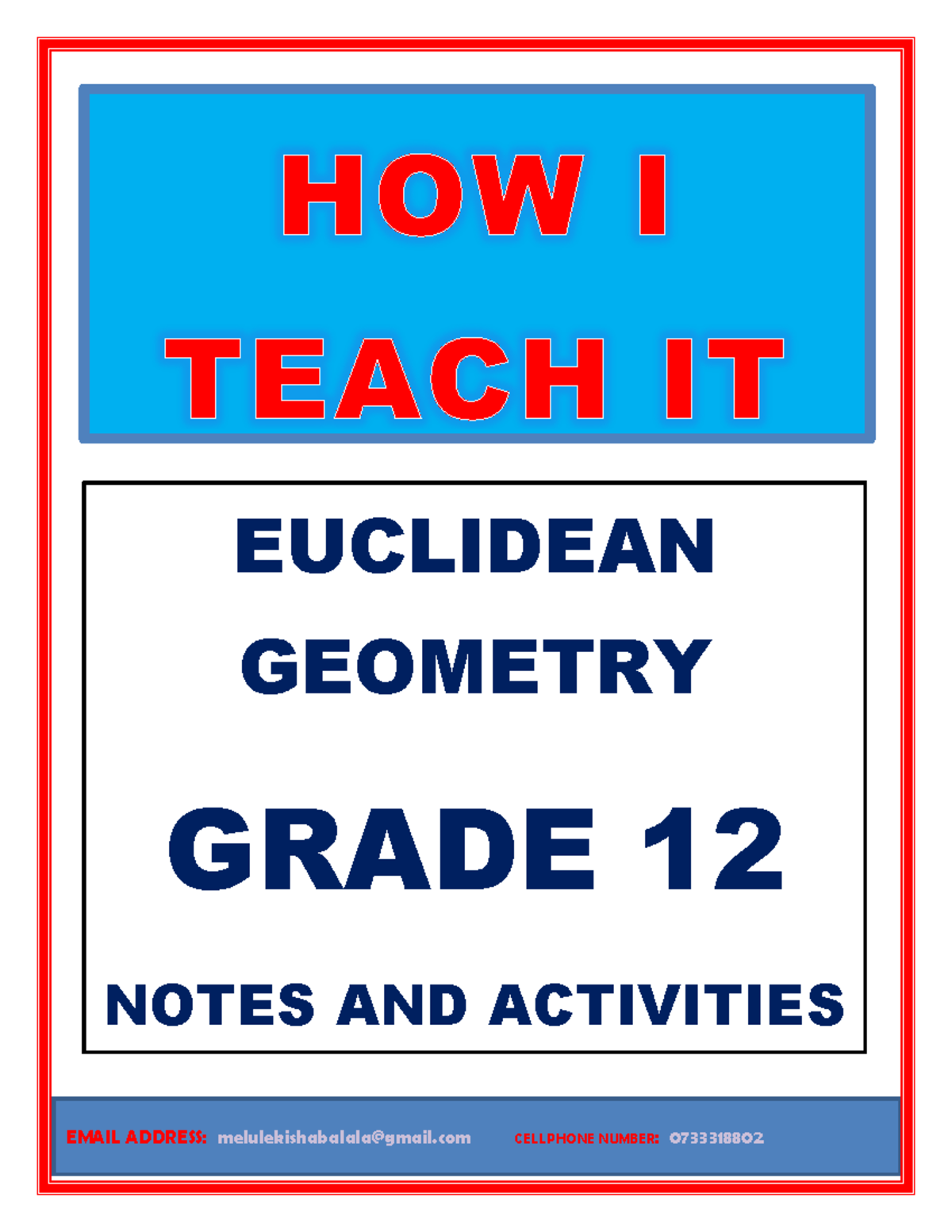 P2 GR12 Euclidean Geometry Final Exam Notes and Activities - Studocu