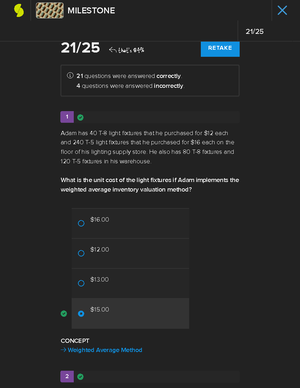 Sophia US History Milestone 4 - 1 14/15 that's 93% RETAKE 14 questions were answered correctly ...