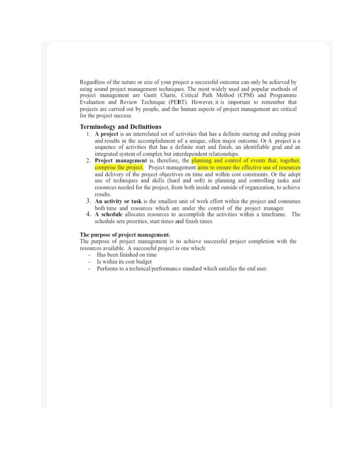 PM - Essential Project Management Fundamentals and Techniques - Studocu