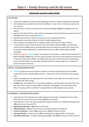 Family - Personal Life Perspective - The family life perspective is ...