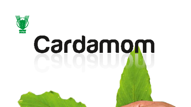 Cultivation Practices for Cardamom: ICAR IISR Guidelines - Studocu