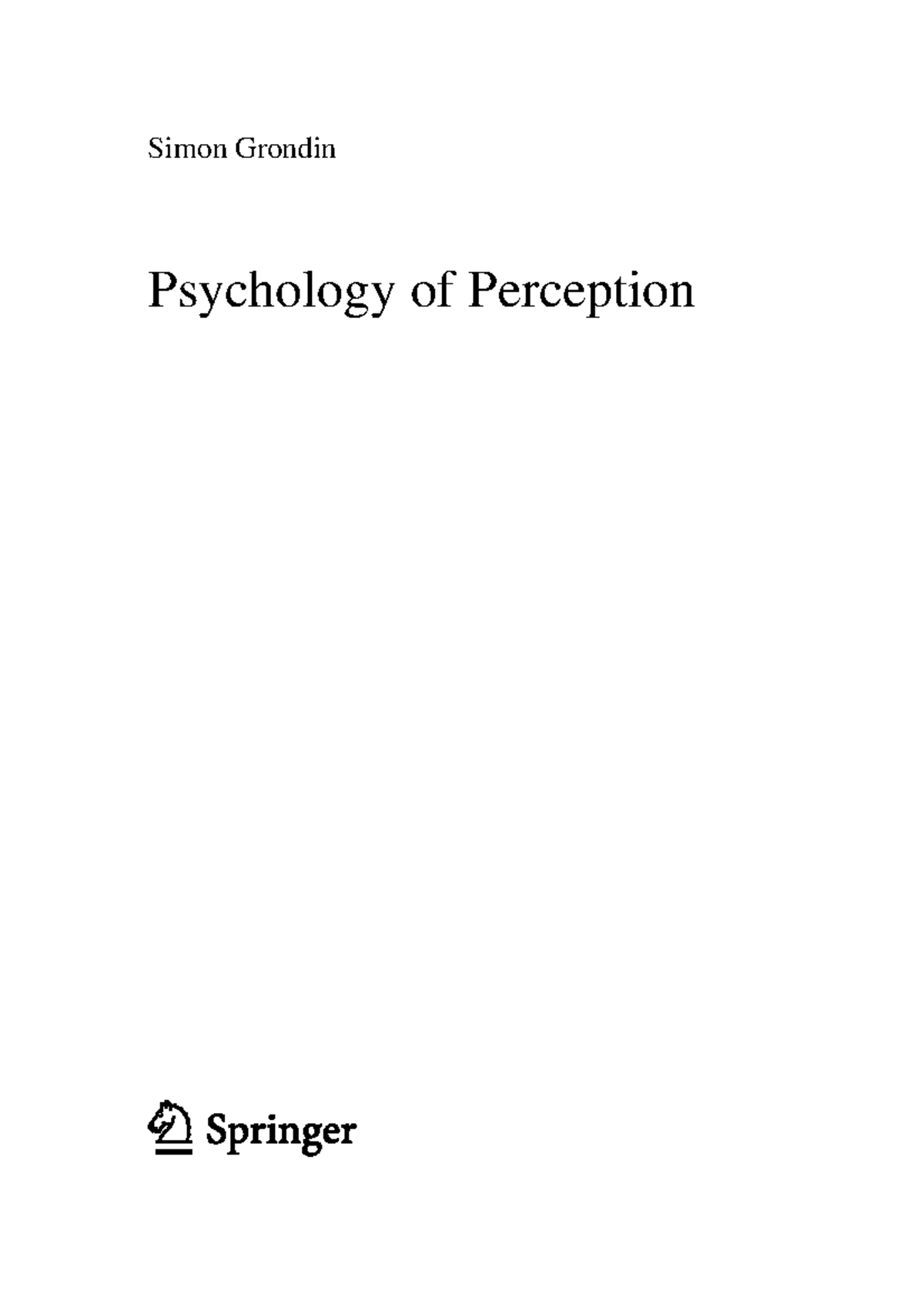 Grondin, 2016 Bases fisiológicas - Simon Grondin Psychology of ...