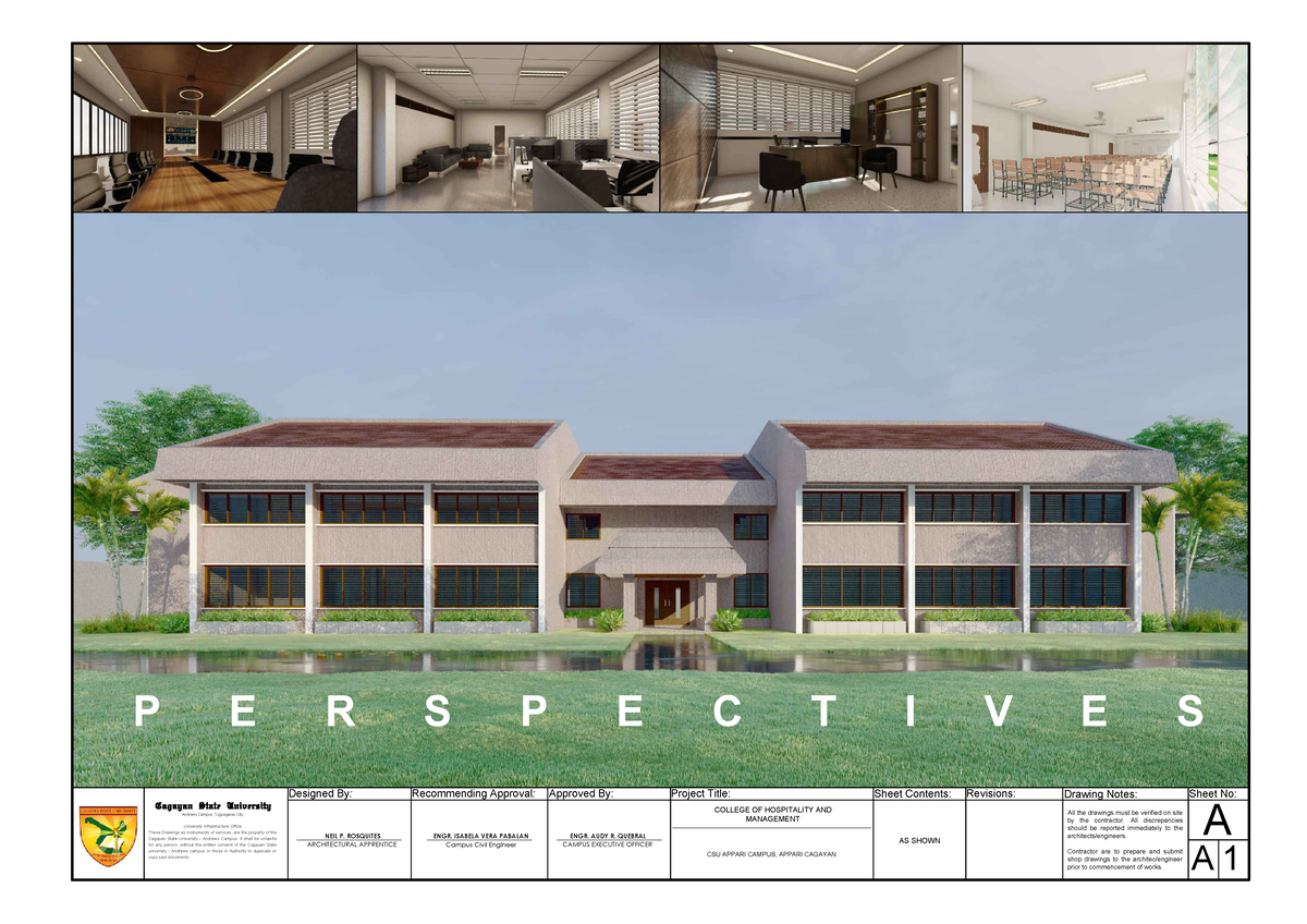 CHM Project Drawings: Approval & Revisions for Andrews Campus - Studocu