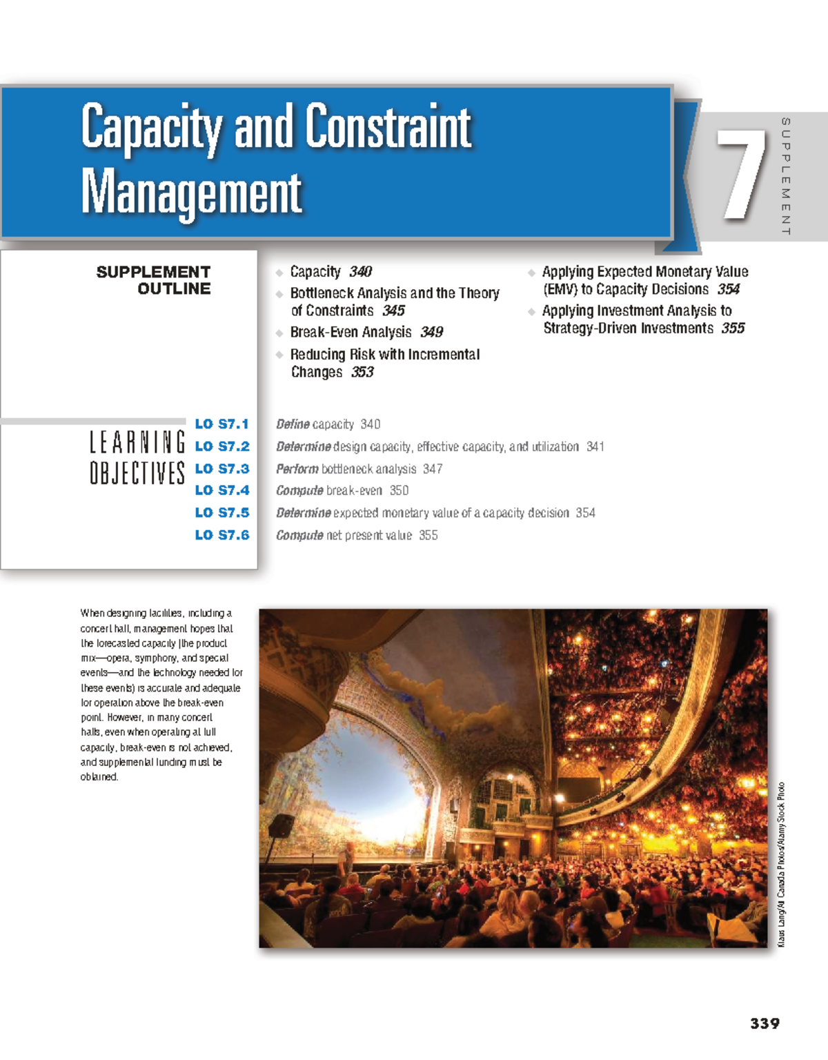 Operations Management: Capacity and Constraint Management (OM 1 Ch7 ...