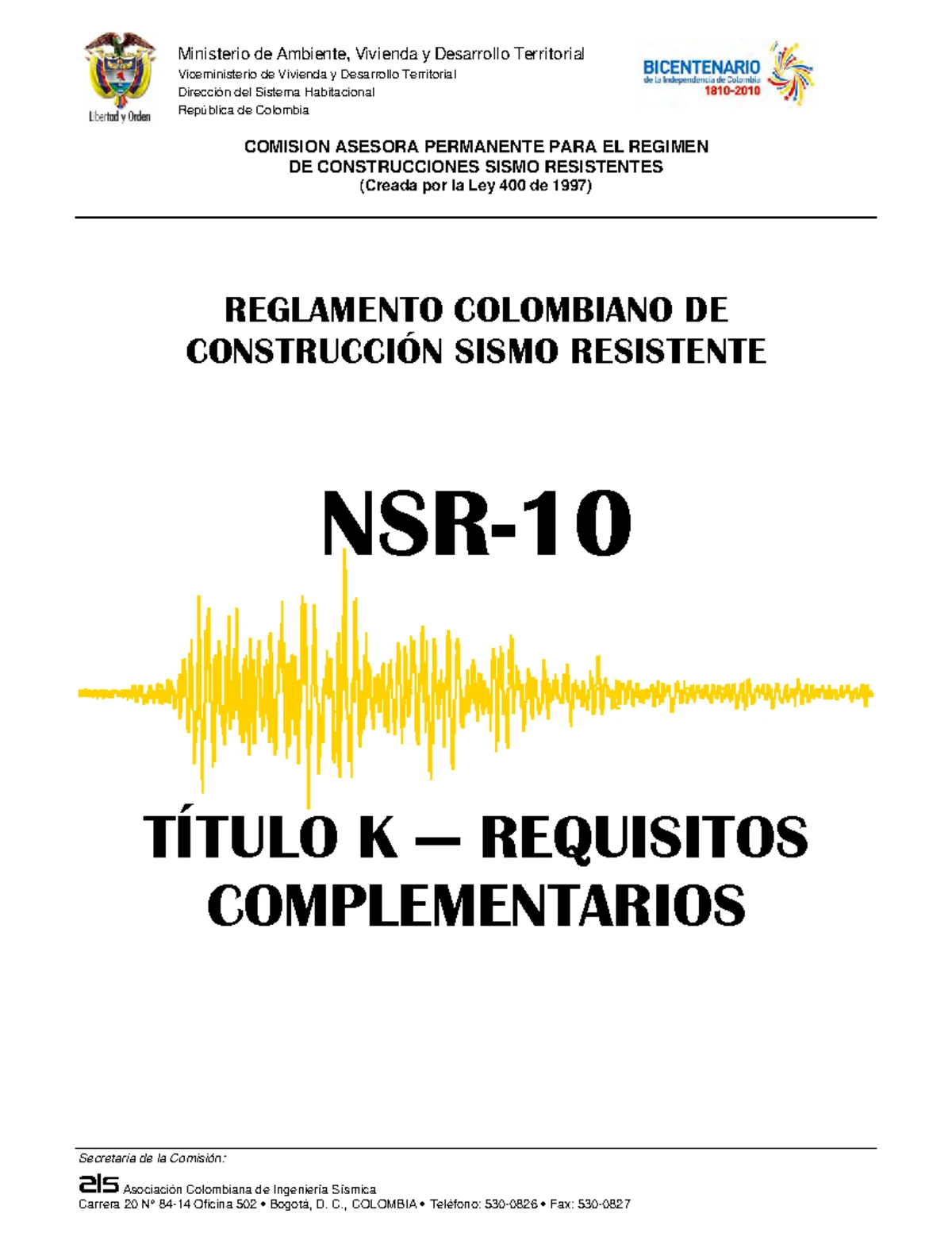 Manual de diseno NSR 10 elementos no estructurales - DISEÑO Grupo de ...