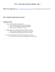 D372 - Introduction to Systems Thinking - Studocu
