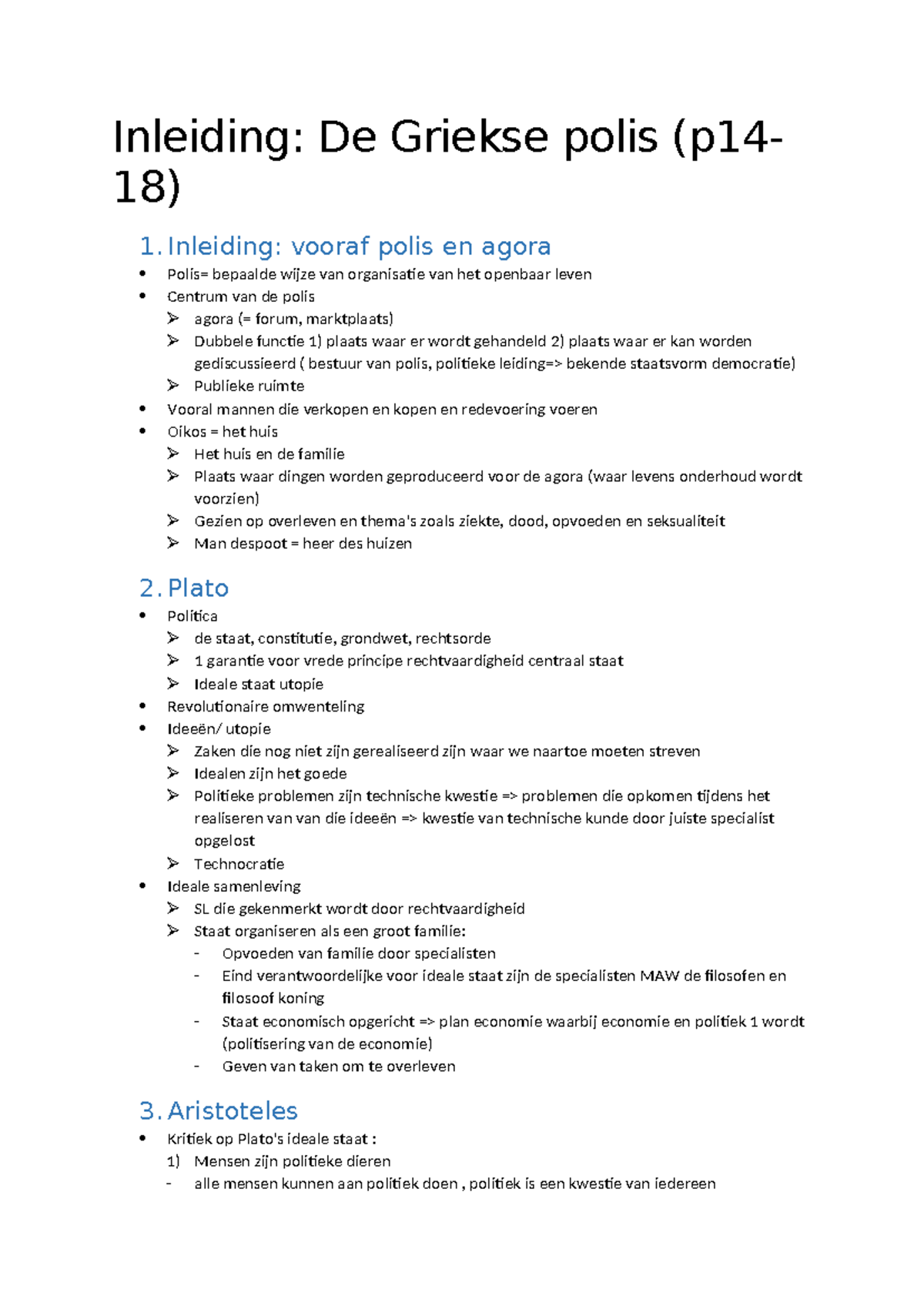 Sociale filosofie in de moderne tijd - Inleiding: De Griekse polis (p14 ...