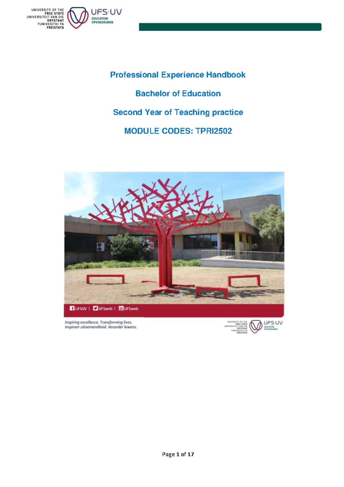 YEAR 2 Teaching Practice Handbook: Updates and Guidelines for TPRI ...