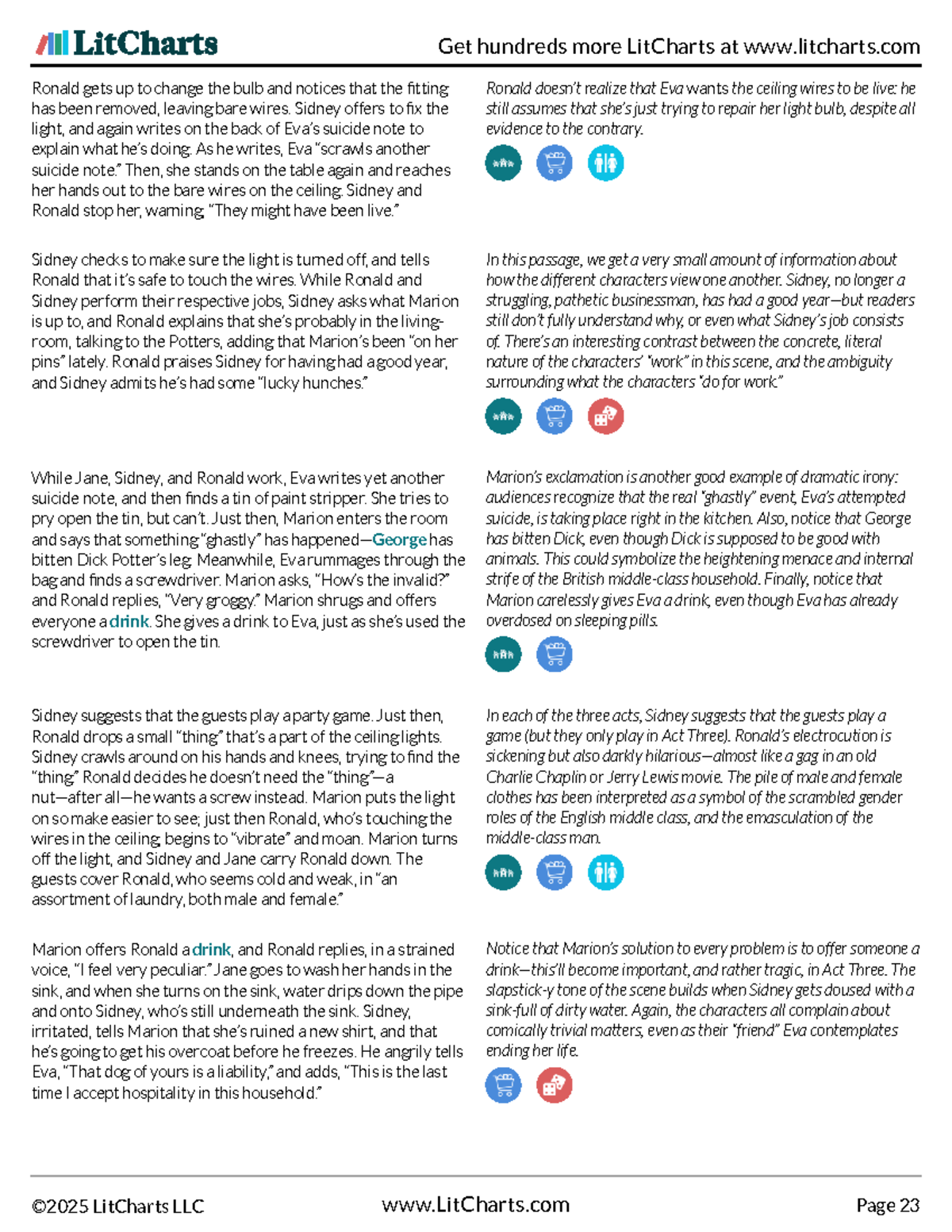 Absurd Person Singular - LitChart Analysis and Insights - Studocu