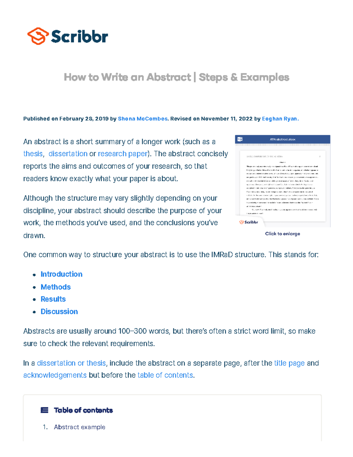How to Write an Abstract: Essential Steps and Examples - Studocu