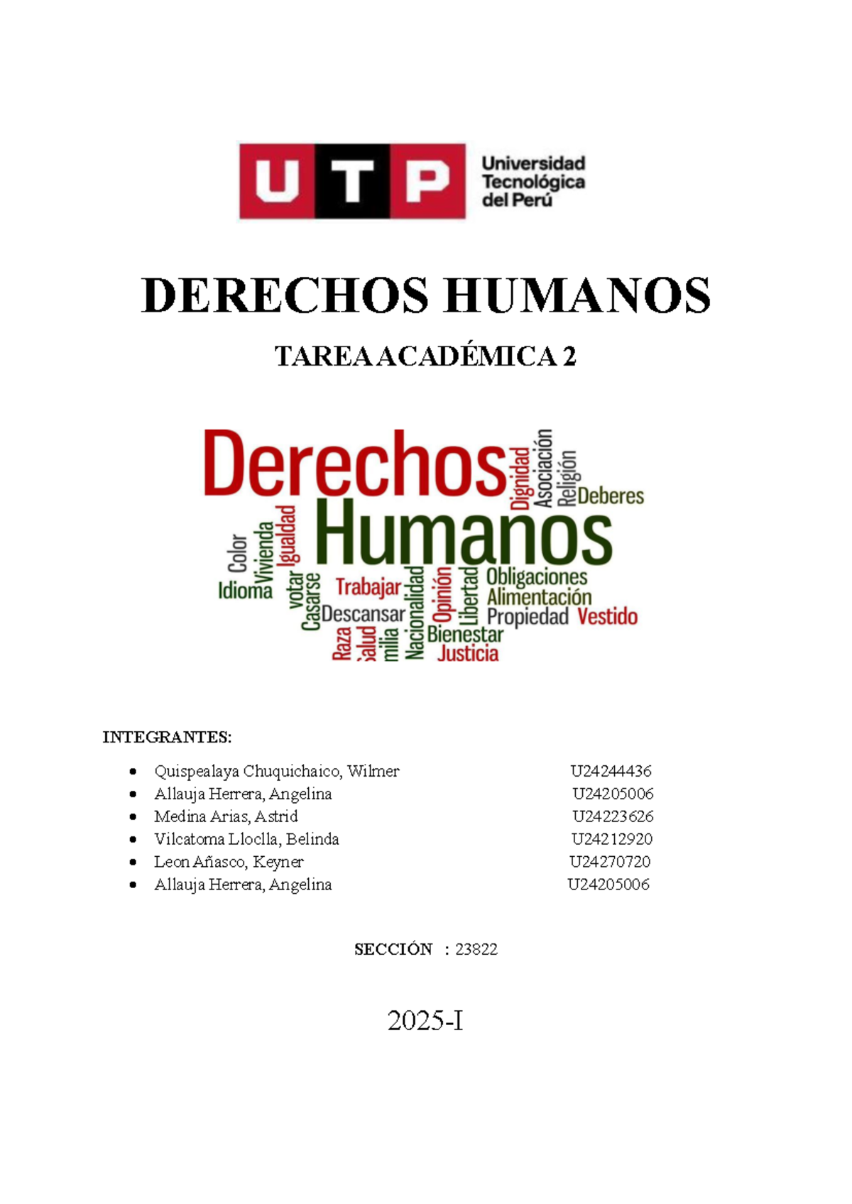 TA 2 Grupo 5: Análisis del Caso Wong Ho Wing vs. Perú - Studocu