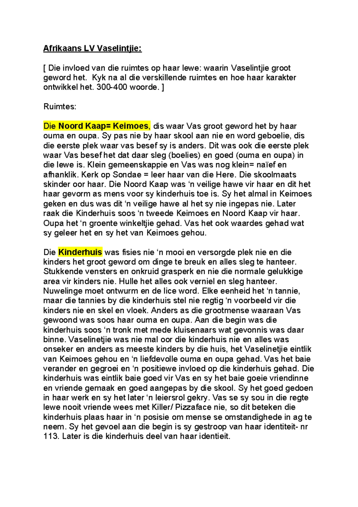 3MY SIEL PA - Analyses en Stylfiguurlike Uitleg van Gedig - Studocu