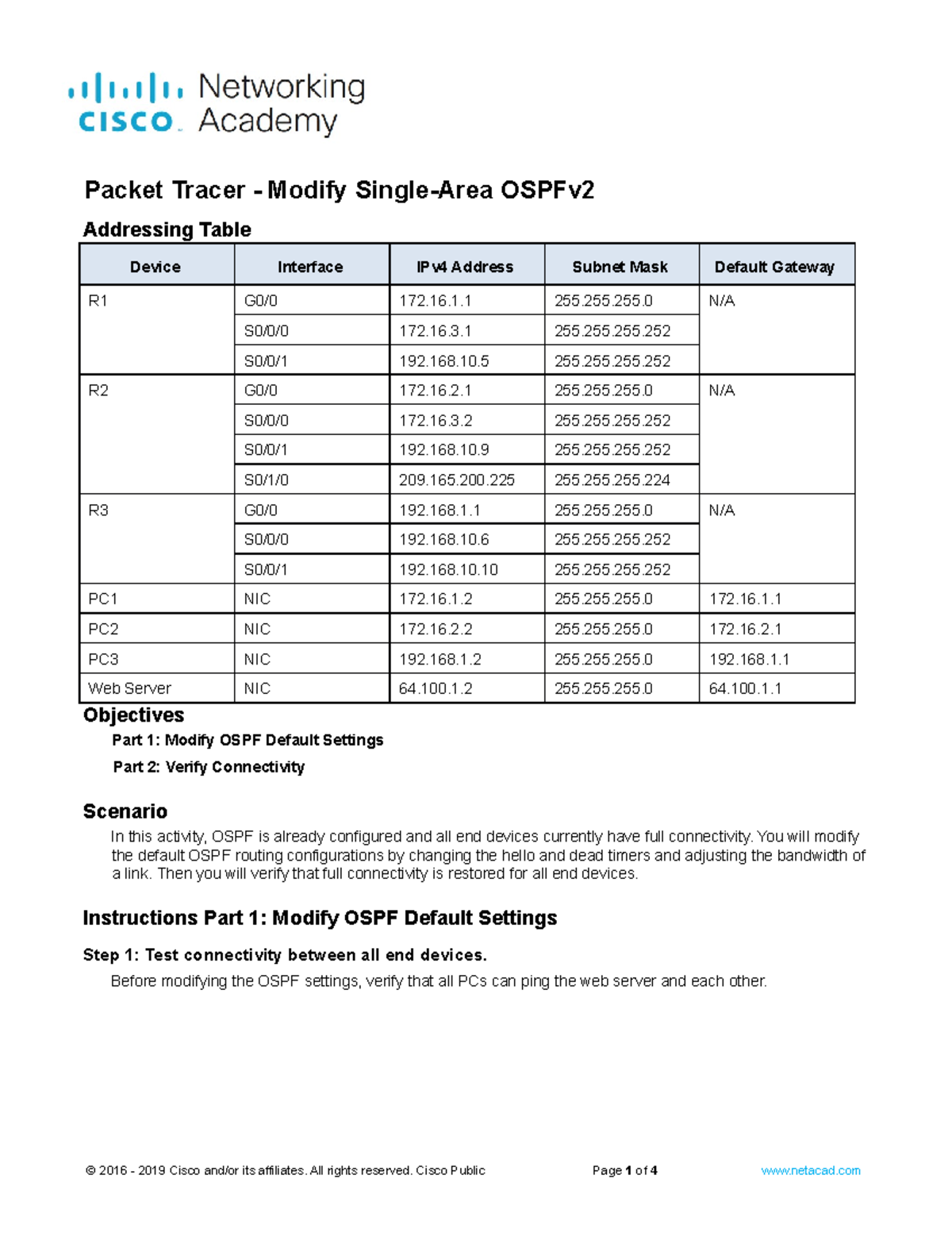 2.4.11-packet-tracer-modify-single-area-ospfv2.docx using packet tracer ...
