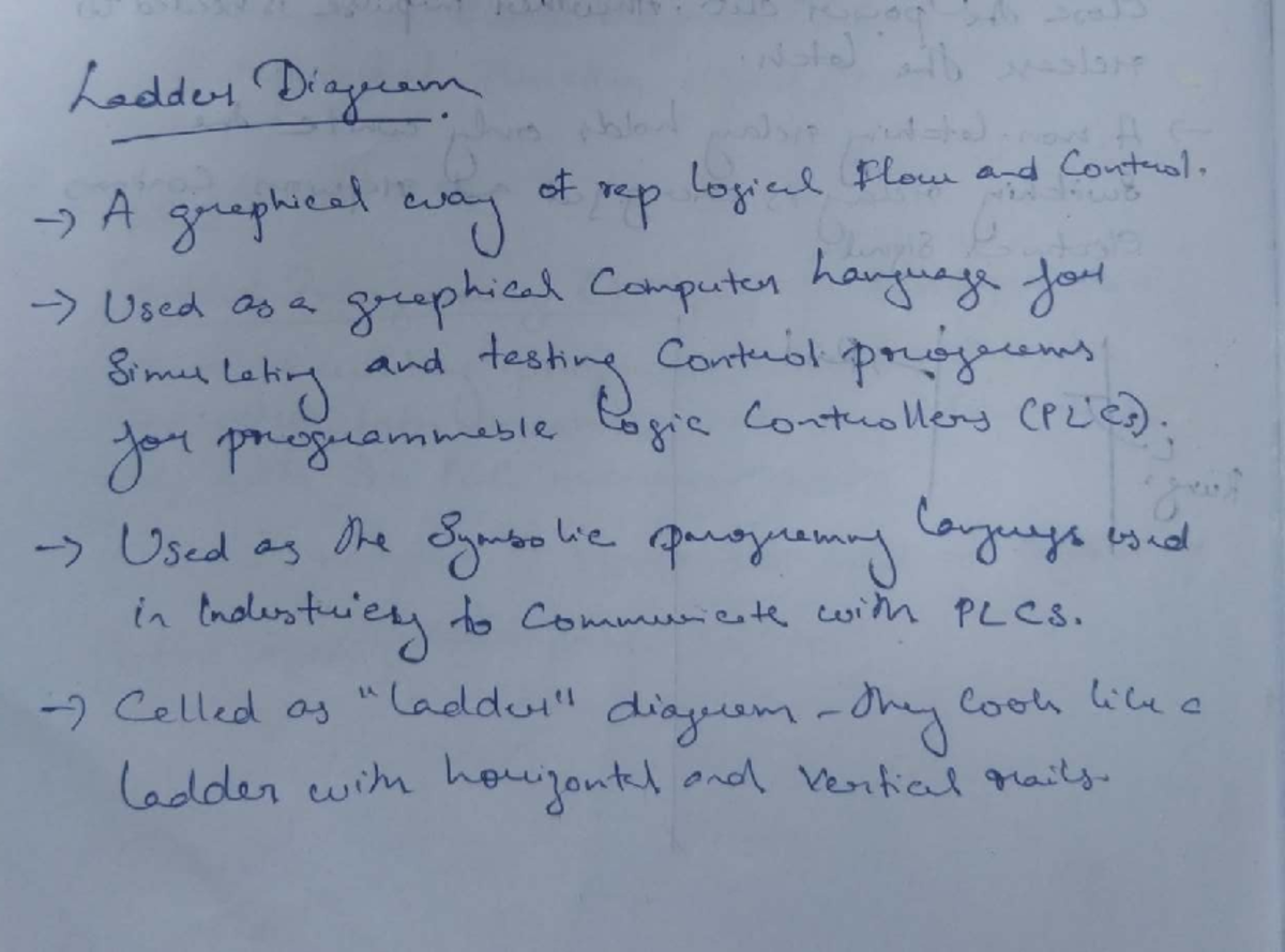 PLC Notes - Electronics Engineering Overview and Concepts - Studocu