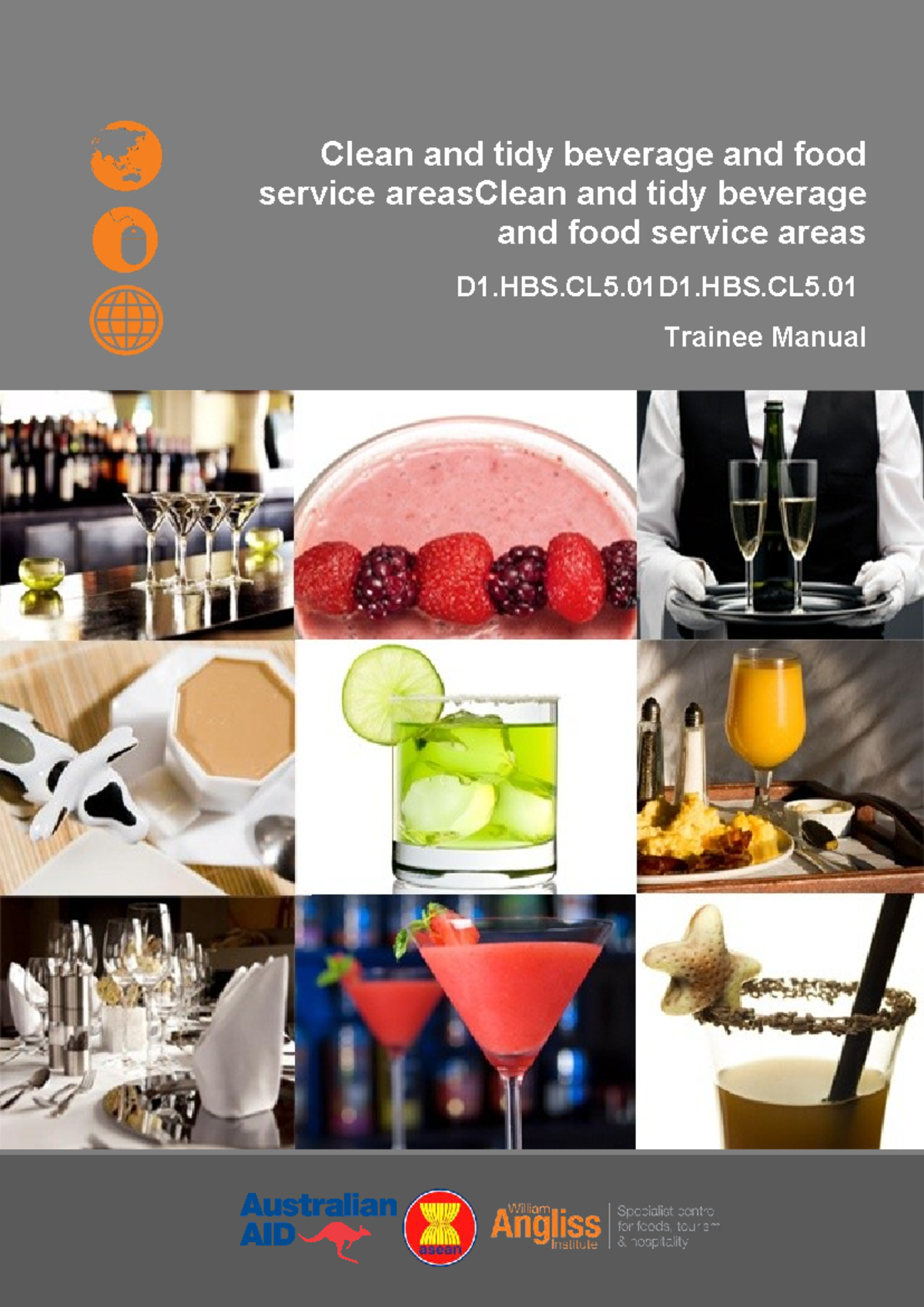 Clean and Tidy Beverage & Food Service Areas - D1.HBS.CL5.01 Trainee ...