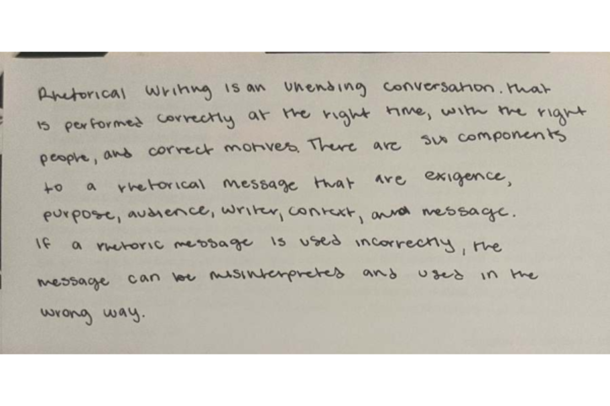 Rhetoric Analysis: Understanding Exigence and Purpose in Writing - Studocu