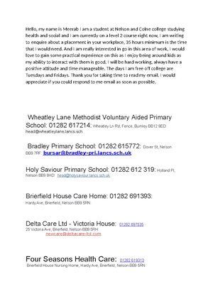 Chaney - OCR A Level Psychology Unit 2: Core Studies Developmental Area ...