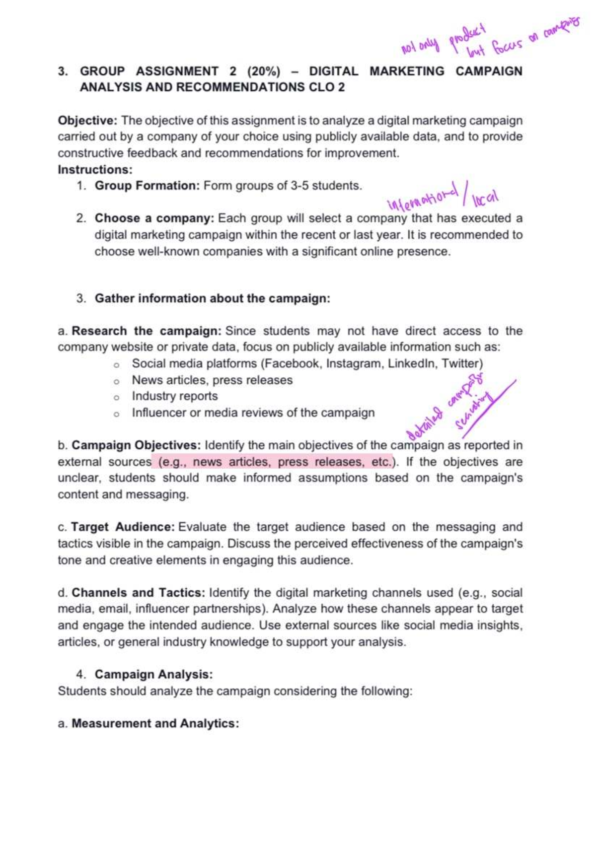 DIGMKT 3: Group Assignment 2 - Digital Campaign Analysis ...