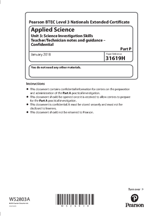 Unit 15 Assignment 1 2024 Student - BTEC Assignment Brief Qualification ...