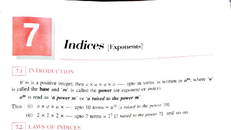 9th Grade Exponents: Laws and Applications - Studocu